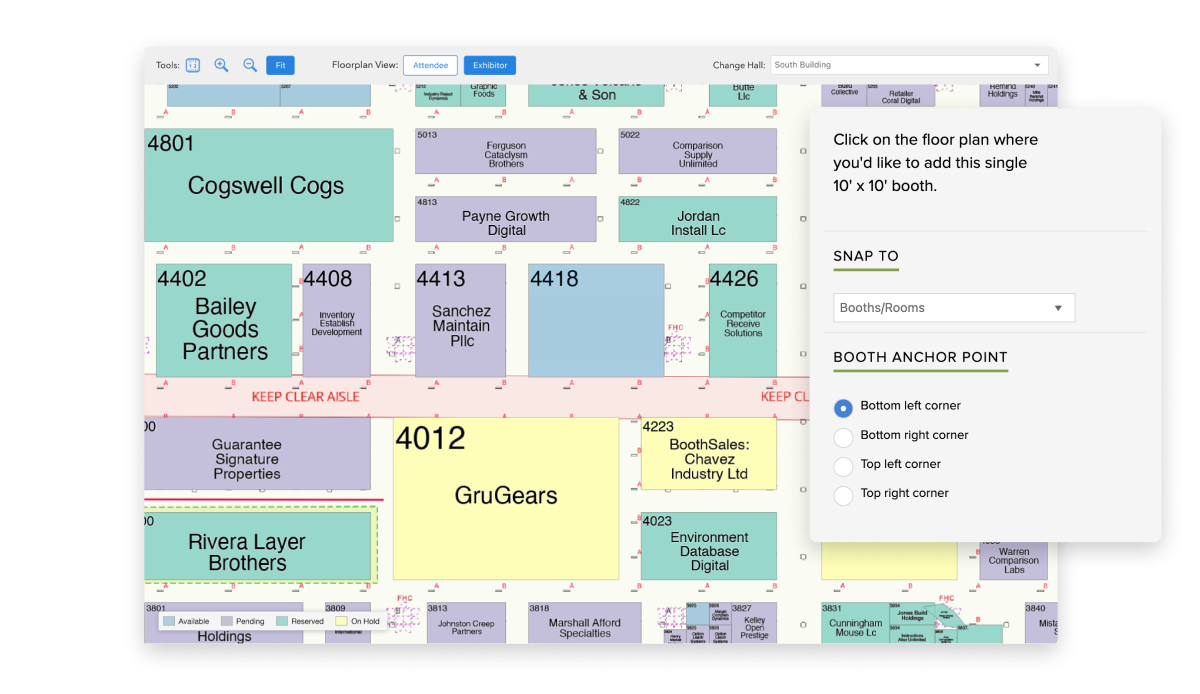 Map Your Show | Trade Show Floor Map | Exhibition & Expo Floor Plan